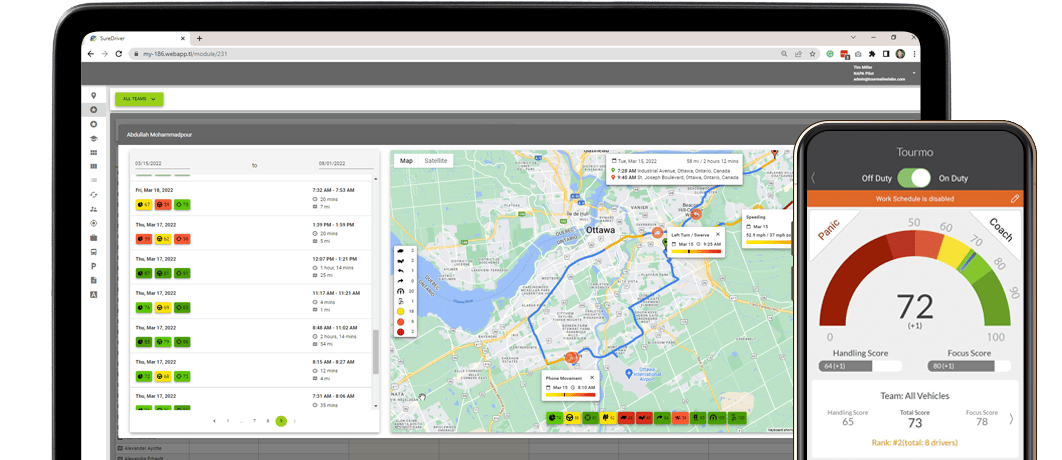 Bus & Public Transport Fleet Management System | Tourmo AI